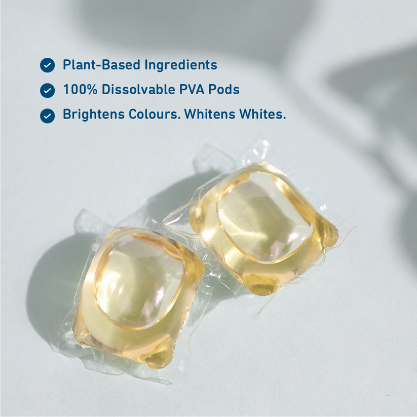 Fragrance-Free Laundry Detergent Pods | Non-Toxic, Unscented – hapiso.in